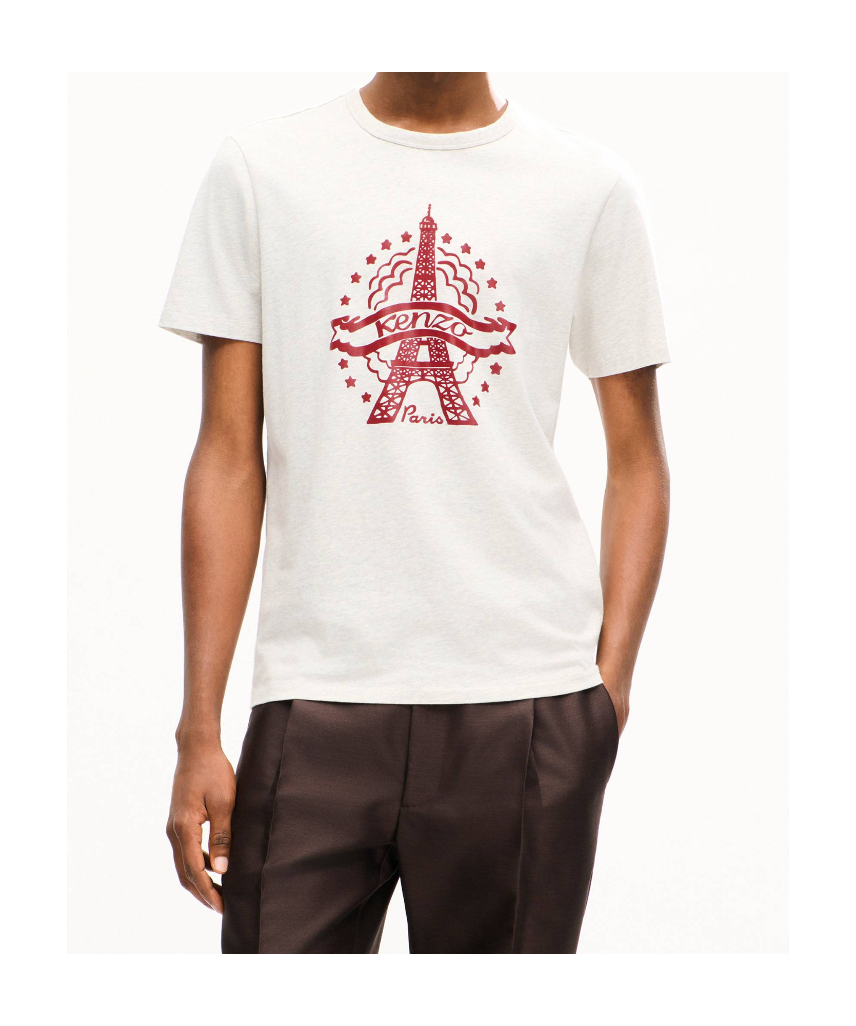 KENZO Kenzo KENZO Eiffel Tower Design Slim T-Shirt
